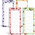 Amazon.com : HEYPLACE 4PCS Magnetic Notepads for Refrigerator, Notepads ...
