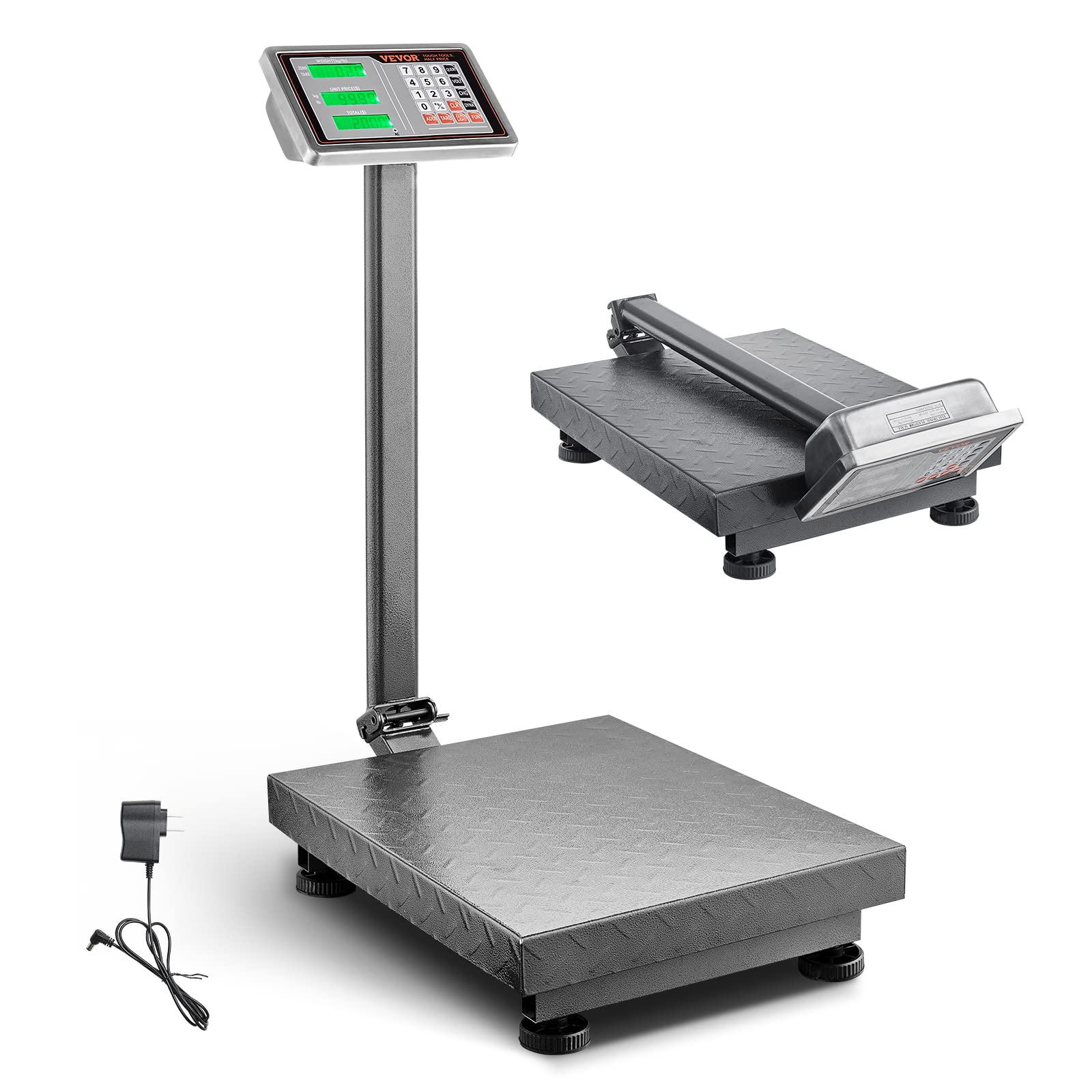 VEVOR Computing Digital Platform Scale, 660 lbs Load, 0.1 lbs Accuracy ...