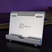 JETech Stand for Tablet and Smartphone, Multi-Angle, Portable, Aluminum ...