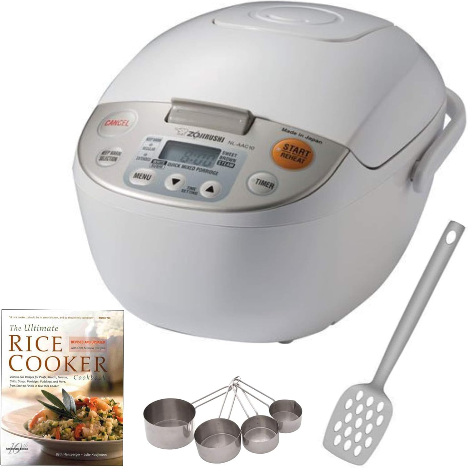 Amazon.com: Zojirushi NL-AAC10 Micom Rice Cooker (Uncooked) and Warmer ...