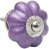 Set of 2 Purple Fairy Ceramic Cabinet Drawer Pull Knobs - Cabinet And ...