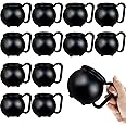 Amazon.com: 12 PCS 15 oz Cauldron Mugs,Plastic Black Cauldron Pot Cups ...