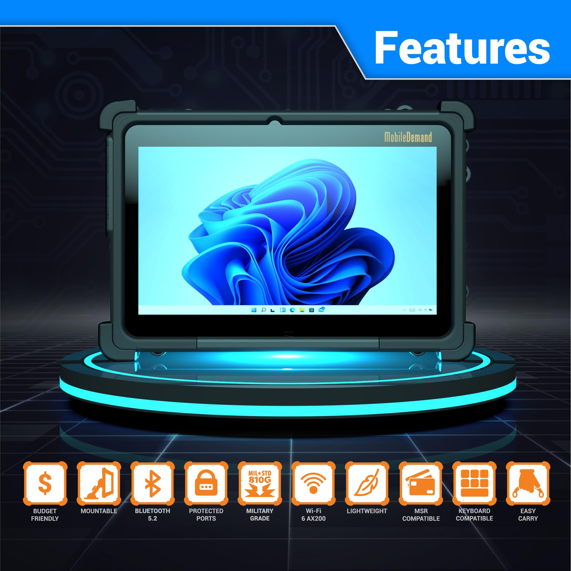 Mua MobileDemand Flex 10B Rugged 10 inch Tablet with Keyboard and ...