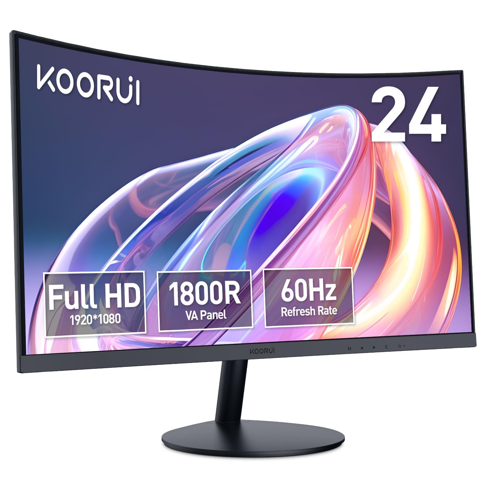 Mua KOORUI 24 inch Curved Gaming Monitor, R1800 Full HD 1080P Computer ...