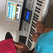RockJam RJ661 61 Key Electronic Interactive Teaching Piano Keyboard ...