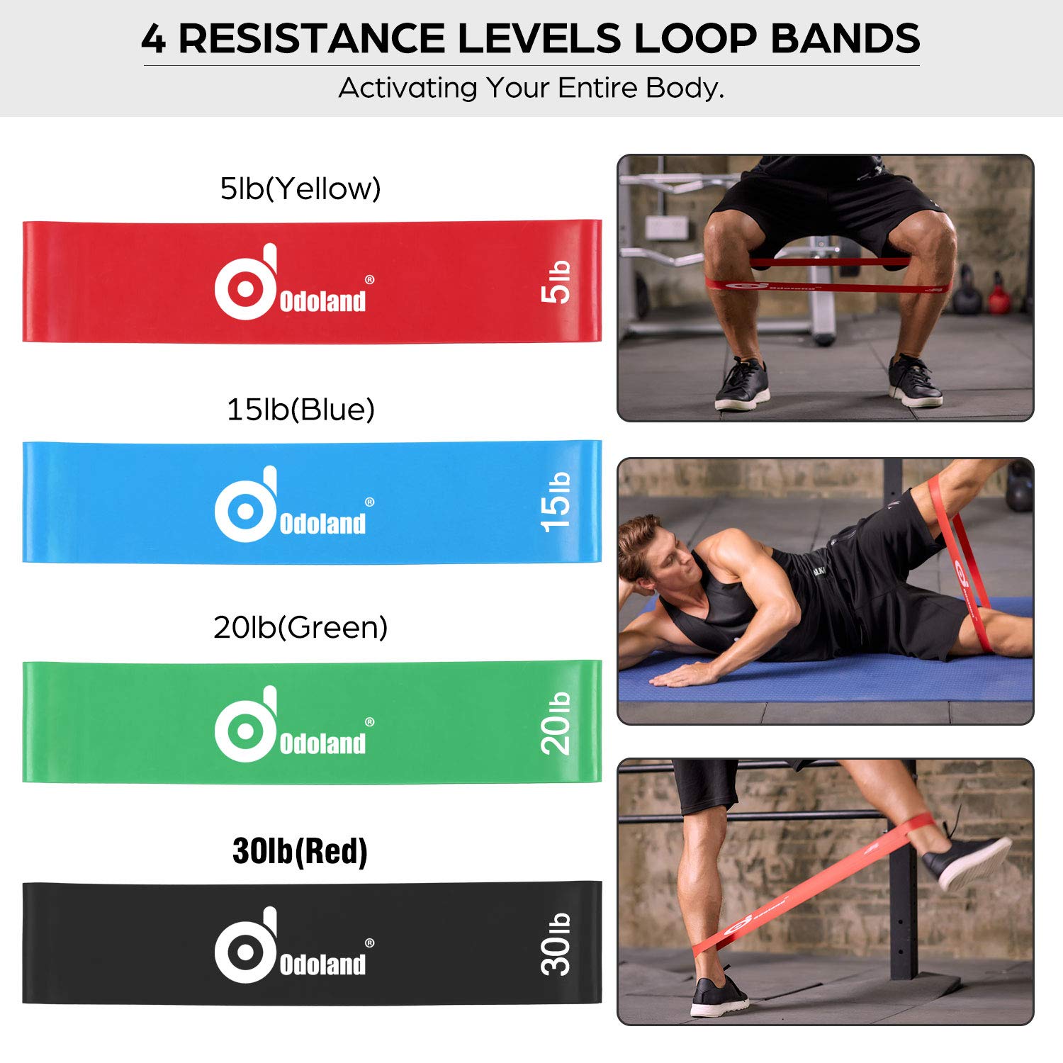 Odoland Resistance Band Workout Guide at Sara Gosman blog