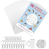 Amazon.com: Rainmae 145pcs Heat Shrink Plastic Sheets Pack, Include 20 PCS Blank Shrinky Art ...