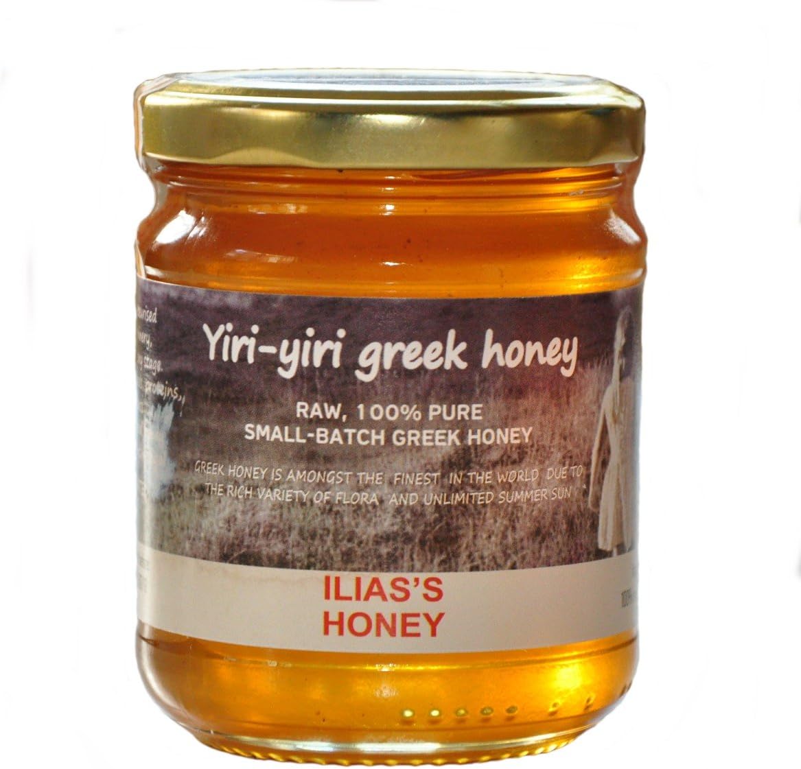 RAW GREEK HONEY 100% PURE - ILIAS'S HONEY 260g (Orange Blossom and Fir ...