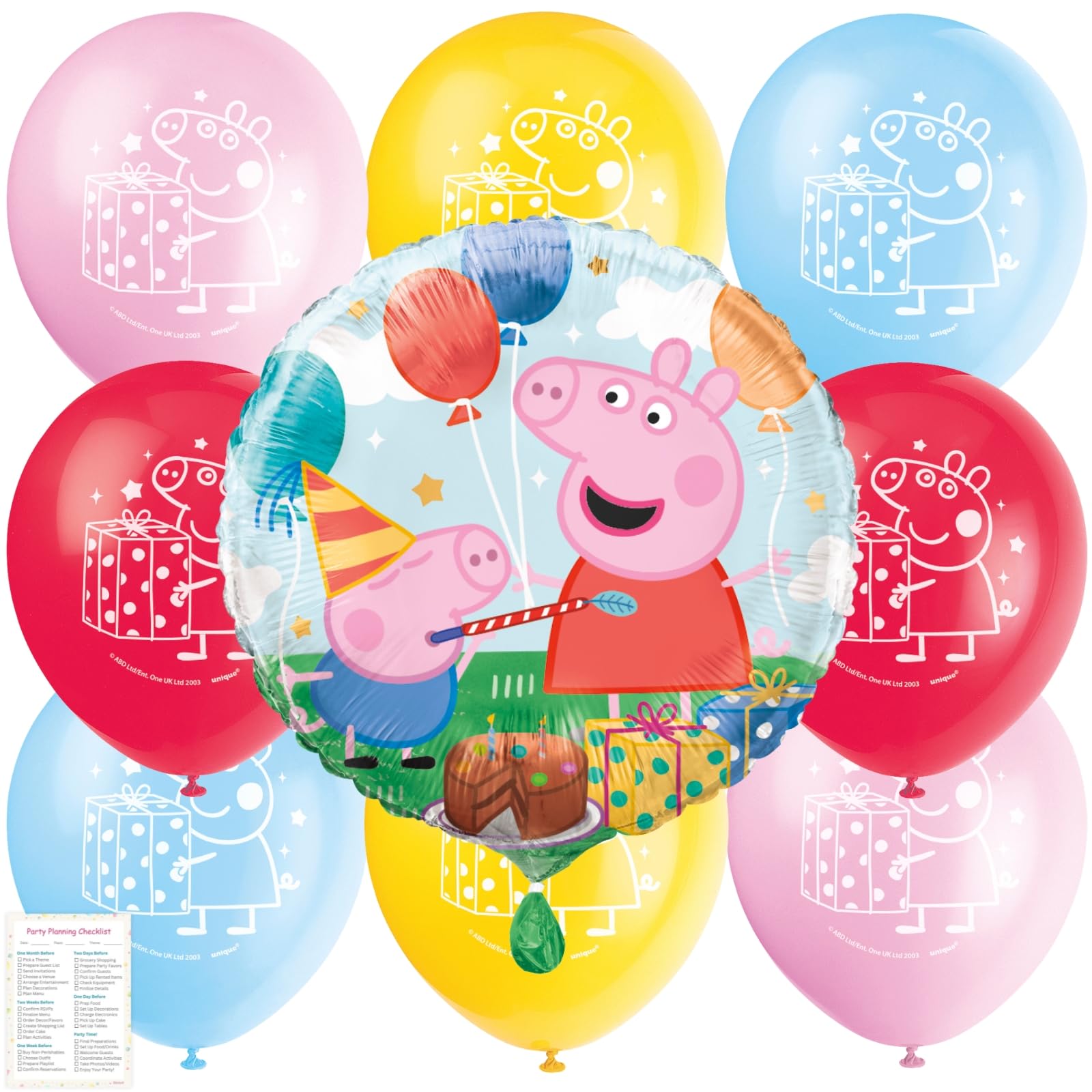 Mua Unique Peppa Pig Balloons Set - Peppa Pig Latex Balloons & Foil ...