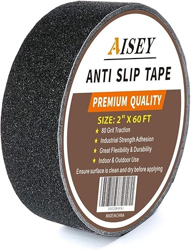 Anti Slip Traction Tape Outdoor 2 in x 60 Foot, Non Slip Safety Tape ...