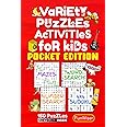 Pocket Puzzle Book for Kids - Variety Puzzles & Activity Book - Pocket ...