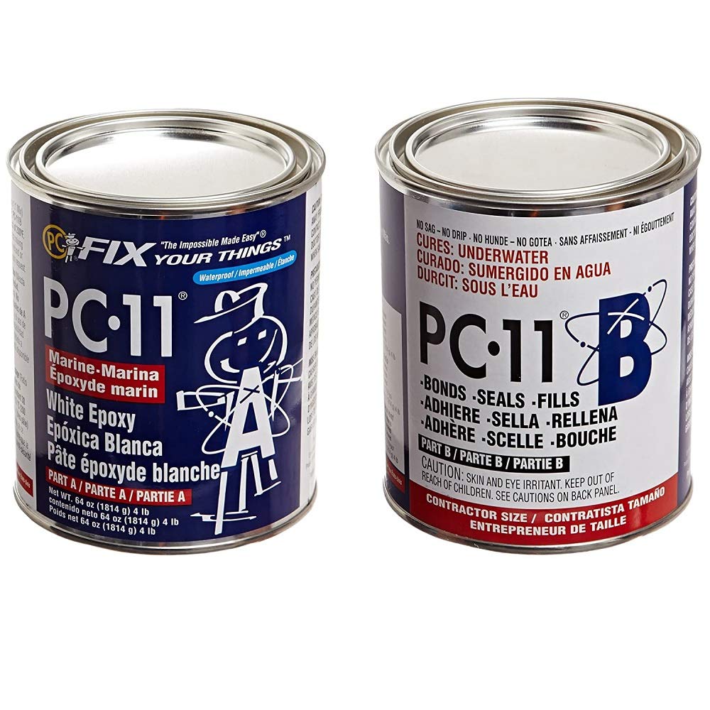 PC-Products PC-11 Epoxy Adhesive Paste, Two-Part Marine Grade, 4lb in ...