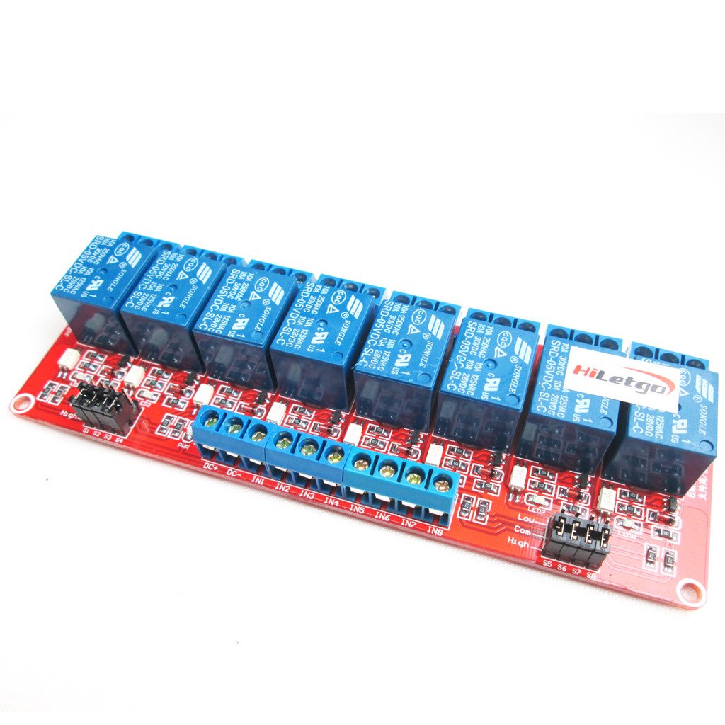 Mua HiLetgo 5V 8 Channel Relay Module with OPTO-Isolated Support High ...