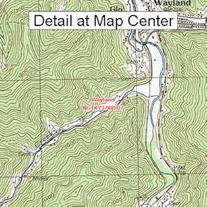 Amazon.com : USGS Topographic Quadrangle Map - Wayland, Kentucky ...