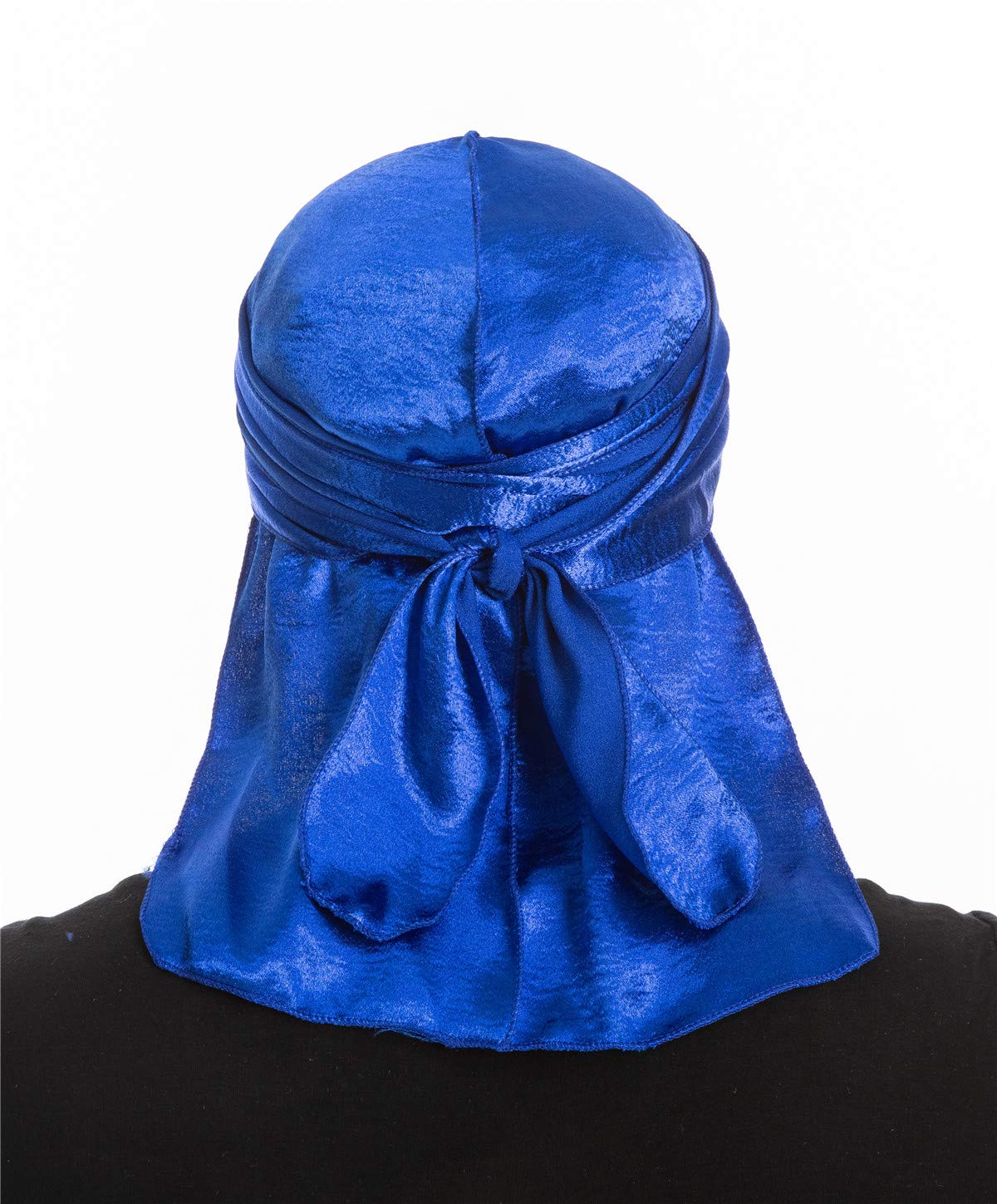Galleon - Silk Durag Doo Du Rag - Blue Shinny Colored Mane Satin Du-rag ...