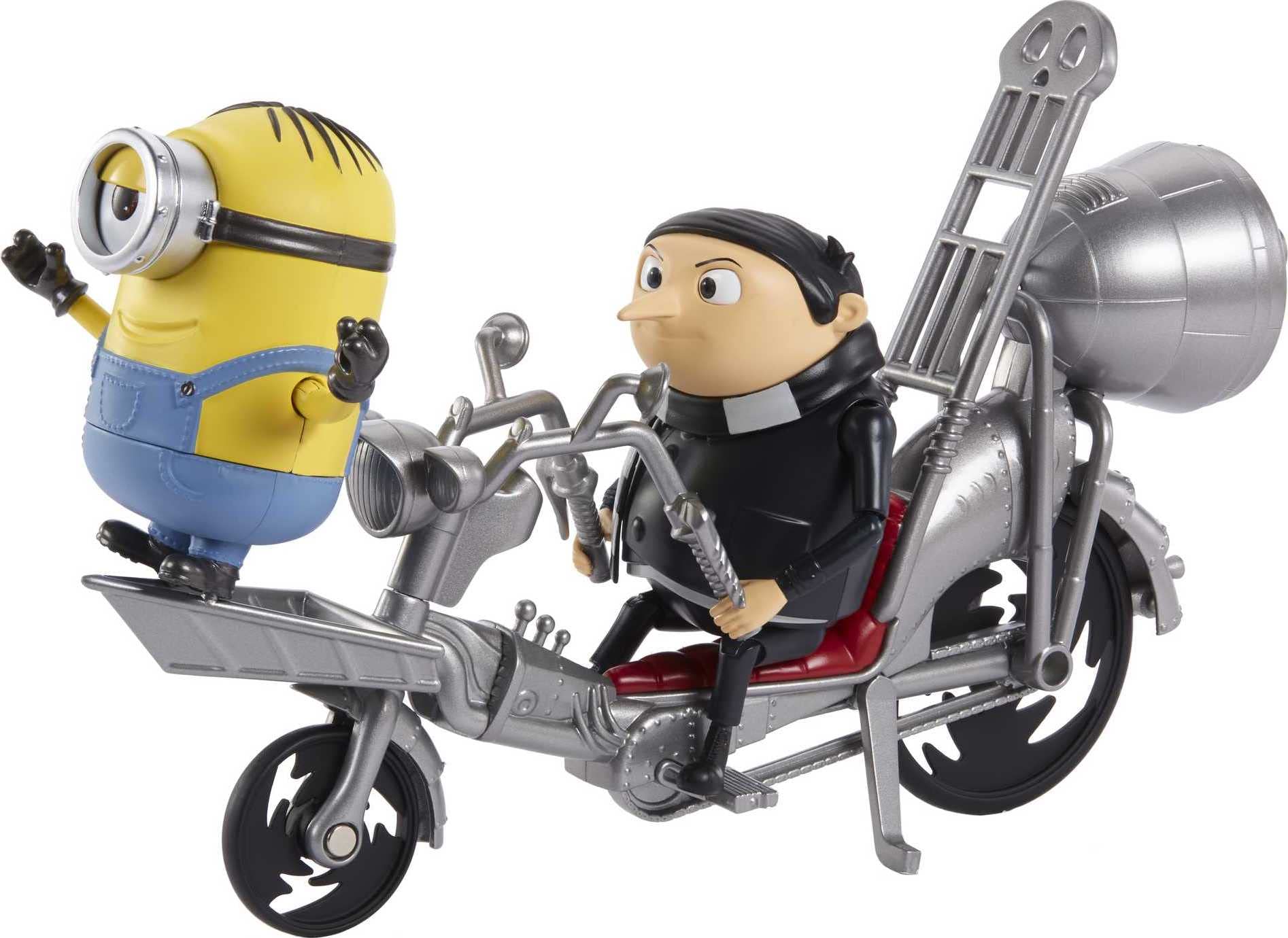 Minions: The Rise of Gru Movie Moments Pedal Power Gru Approx 4-in/10 ...