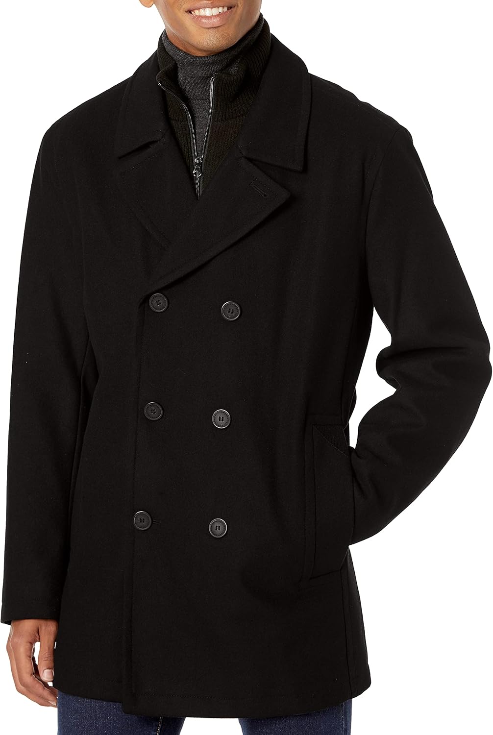 Marc New York by Andrew Marc Men's Burnett Wool Coat: Amazon.co.uk ...