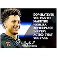 Amazon.com: Patrick Mahomes Poster Motivational Quote Posters ...