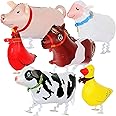 Amazon.com: Walking Farm Animals Balloons Walking Animals Balloons For ...