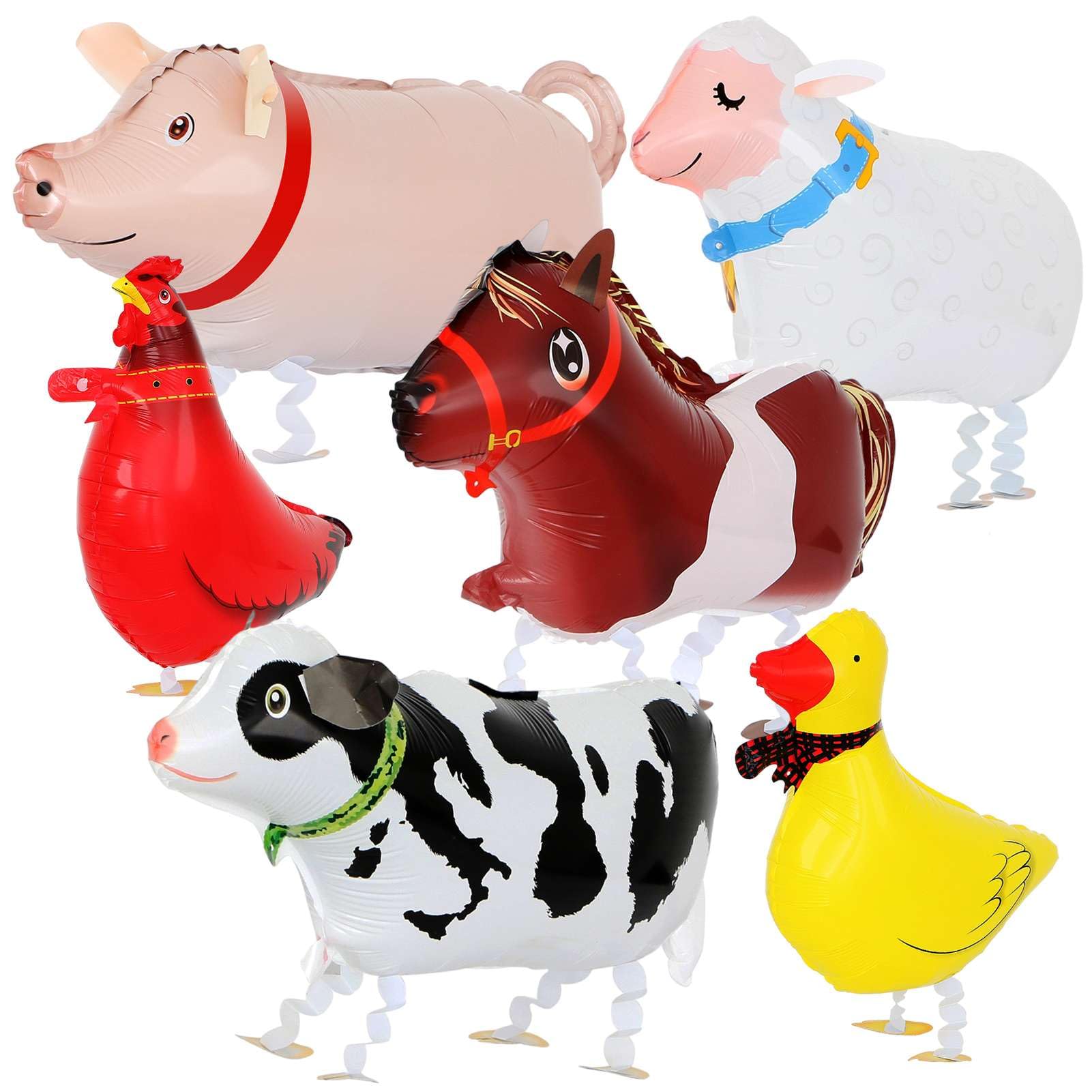 Walking Farm Animals Balloons Walking Animals Balloons For Kids ...
