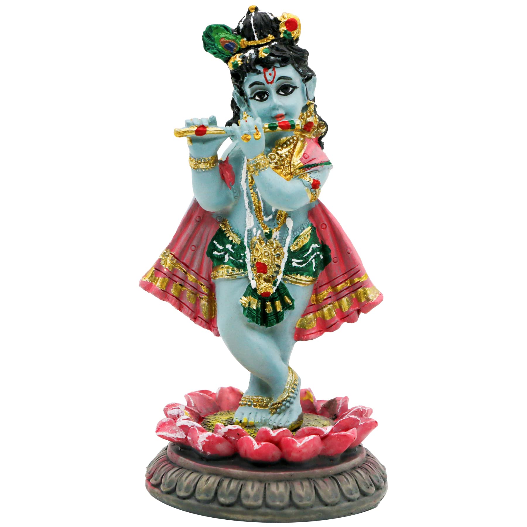 Mua alikiki Indian Idol Krishna God Statue - 3.9”H Hindu Murti Idol ...