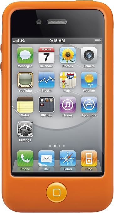 Amazon.com: SwitchEasy Colors Silicone Case for iPhone 4 & 4S - Saffron