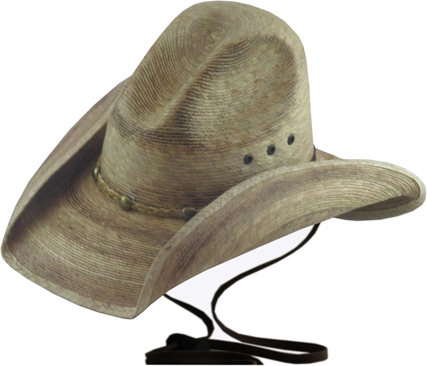 PALM LEAF COWBOY HAT BULL-SKULL HATS GUS 508 audacia Men Hats & Caps