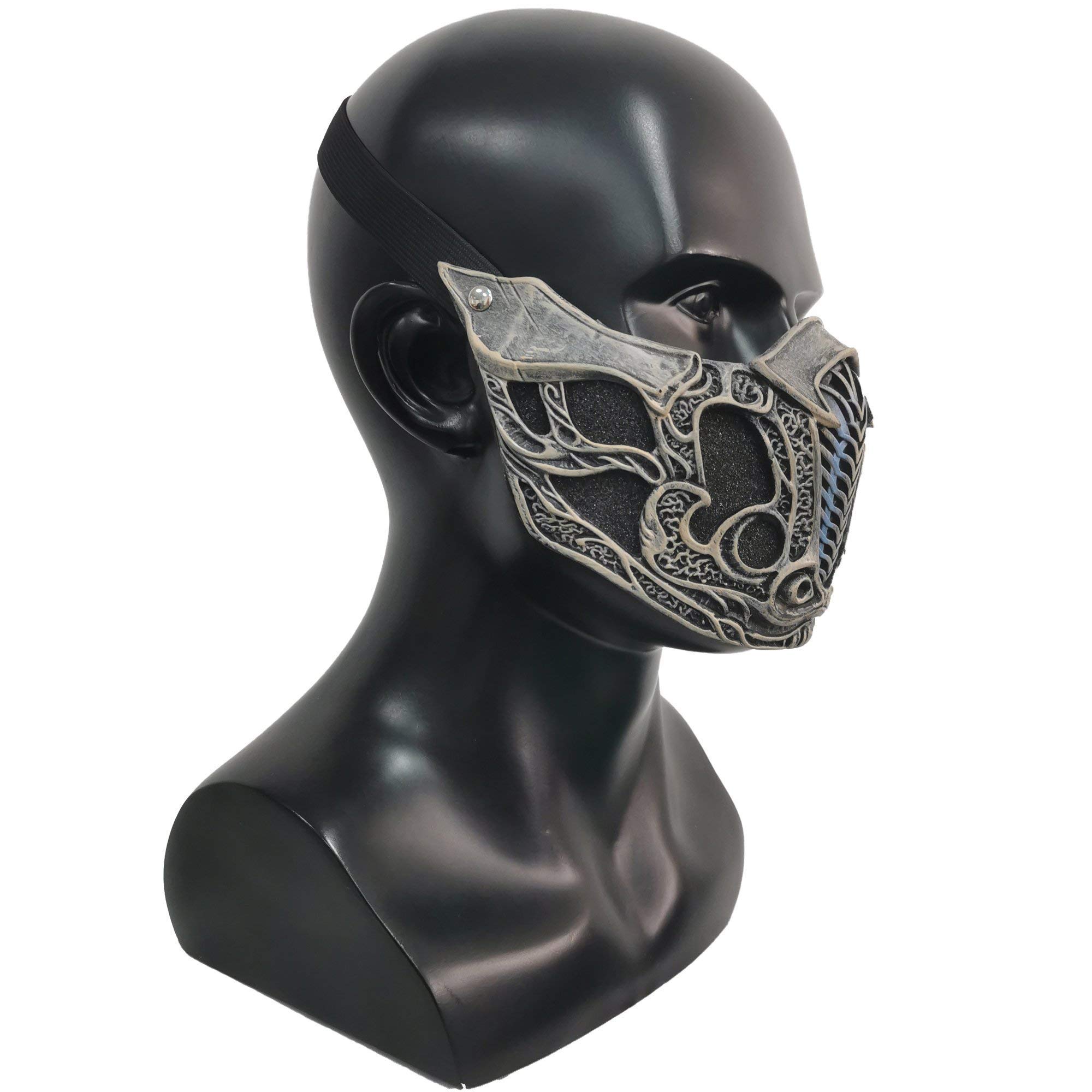 Mua Mortal Kombat Mask Sub-ZeroSaibotScorpionLin Kuei Cosplay Half Face ...