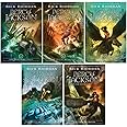 Rick Riordan PERCY JACKSON & THE OLYMPIANS Series Set Book 1-5: Rick ...