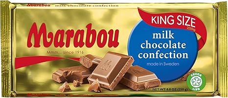 Marabou Milk Chocolate King Size 250g: Amazon.co.uk: Grocery