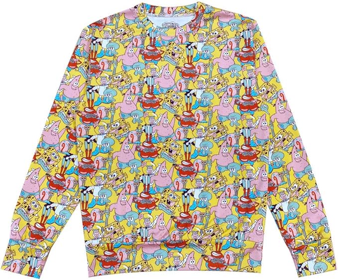 Buy 3D Sweatshirt for Men Women Spongebob Squarepants Pullover Graphic ...