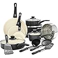 Amazon.com: GreenLife Soft Grip Healthy Ceramic Nonstick 16 Piece Kitchen Cookware Pots and ...