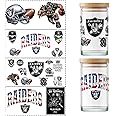 Amazon.com: 4PCS Cup Wraps USA Football UV DTF Cups Stickers Decals ...