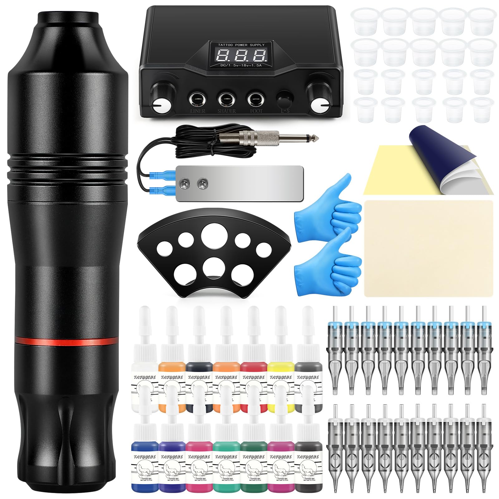 Mua Tatooine Tattoo Machine Set Complete with 20 Pieces Needle ...