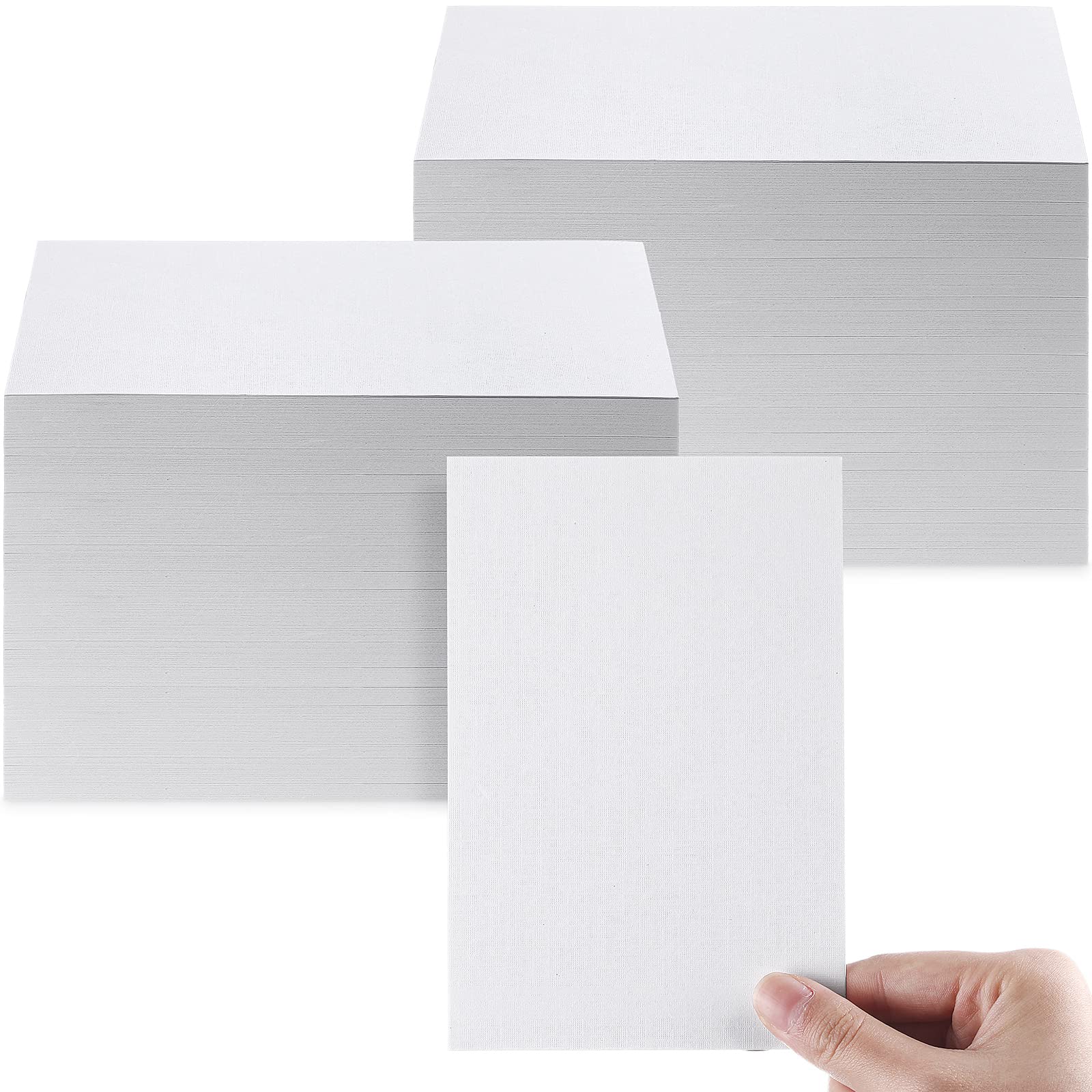 400 Sheets White Linen Cardstock Invitation Cardstock Heavy Weight ...