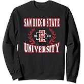 Amazon.com : San Diego State Aztecs Laurels Black Officially Licensed T ...