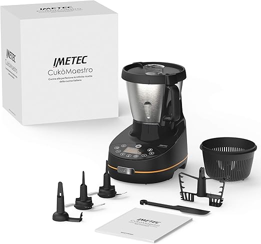 Imetec Cukò Maestro, Robot da cucina con cottura, 20 programmi, 10 ...