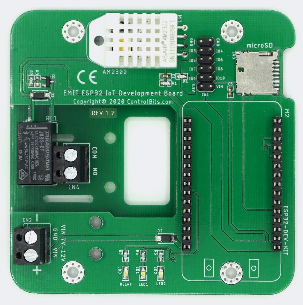 ControlBits EMIT: Environmental Monitoring IoT Development Board for ...