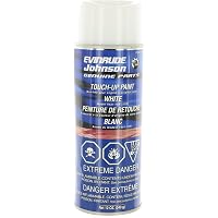 Amazon.com: Johnson/Evinrude/OMC New OEM White Acrylic Spray Paint ...