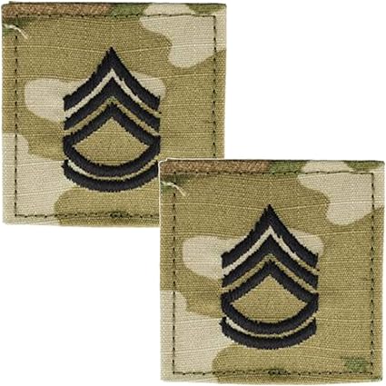 Amazon.com: Ira Green Army Rank SFC Sergeant First Class OCP Patch - Pair: Clothing