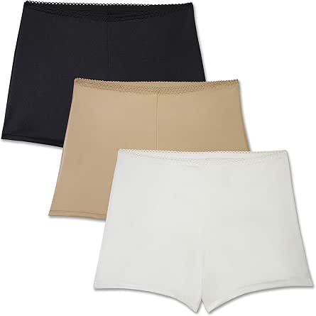 Brilliance by Vanity Fair Women's 3-Pack Undershapers Light Control ...