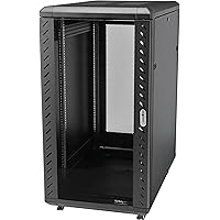 Amazon.com: StarTech.com 25U Network Server Rack Cabinet on Wheels for ...