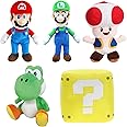 Amazon.com: Qabfwe Mario All Star Collection Plushies,Mario Plush Toys ...