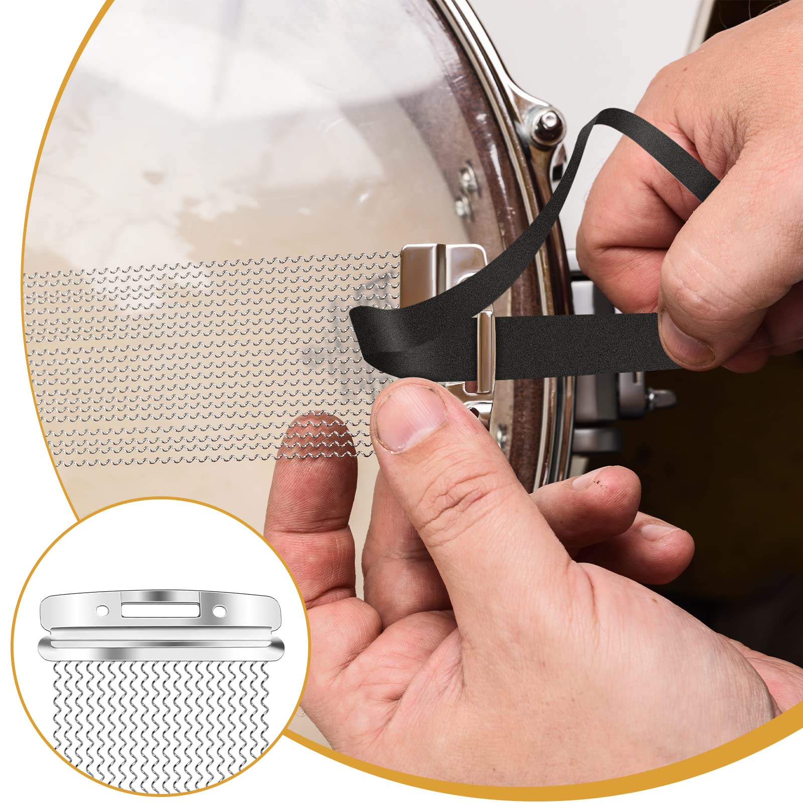 Mua 6 Pcs Snare Wire Snare Drum Wire Straps Snare Drum Accessories 20 ...