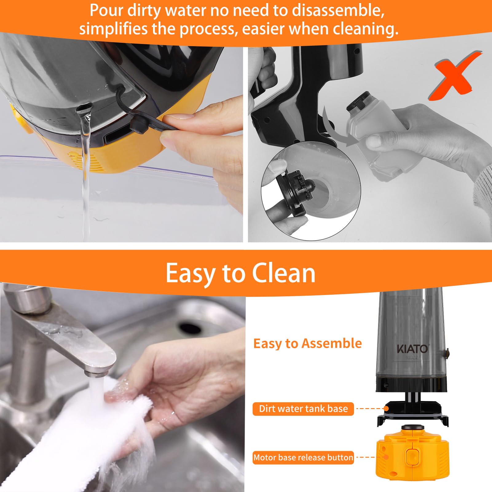 Mua Window Vacuum, Window Vacuum Squeegee, 3 in 1 Cordless Window ...