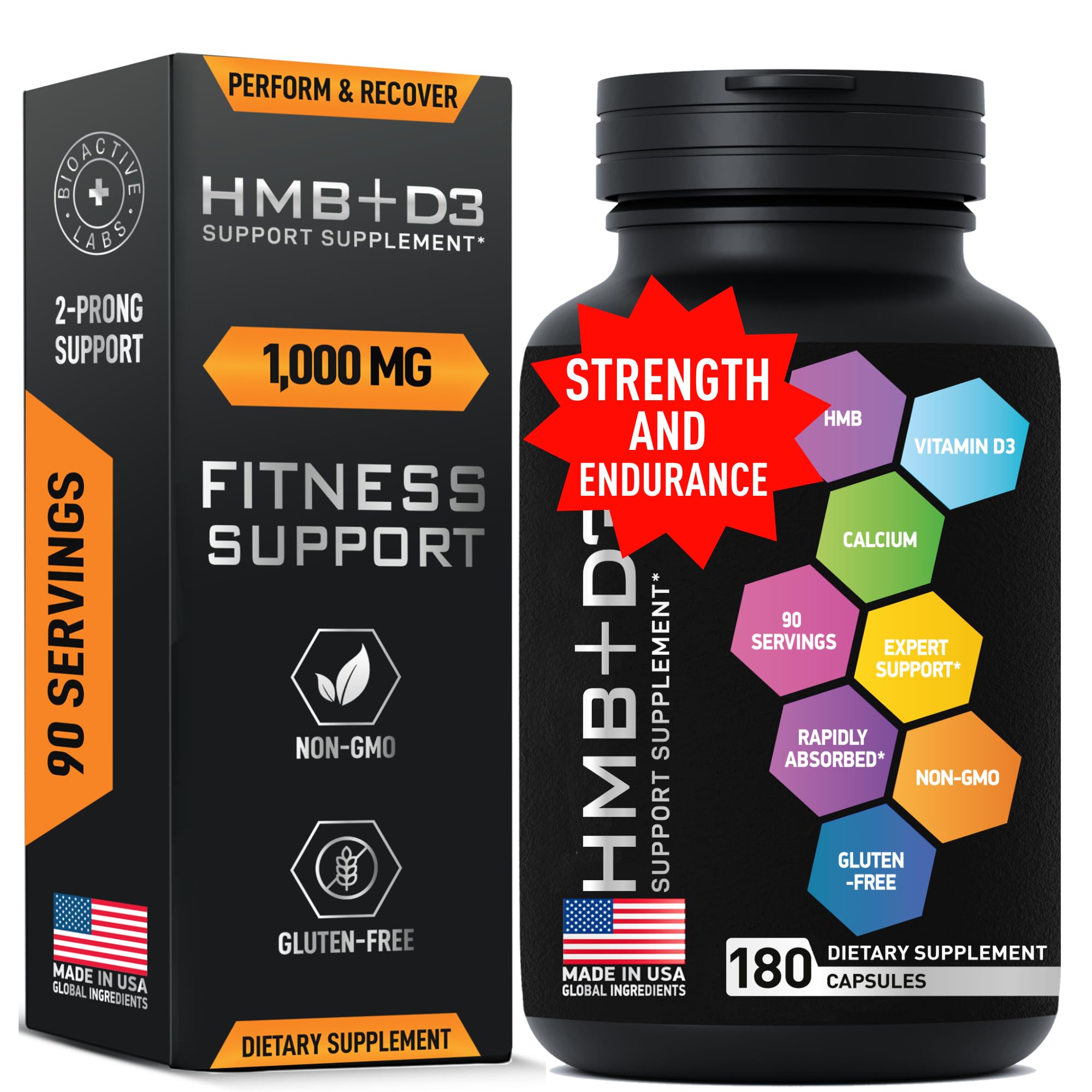 Mua Advanced HMB and Vitamin D3 Supplement, 1,000mg Formula - Lean ...