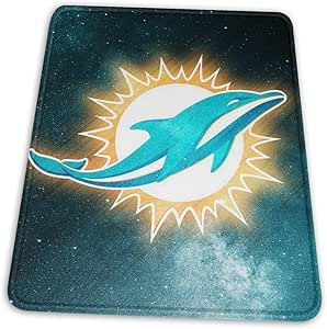 Amazon.com: NOT Multi-Size Mouse Pad Miami Dolphins Stitched Edge ...