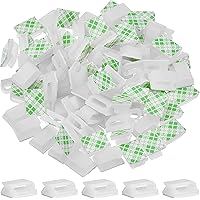 Amazon.com: 100 Pieces Adhesive Cable Clips Wire Clips Cable Management ...