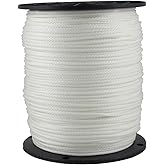 Amazon.com: 3/16 inch Black Dacron Polyester Rope - 100 Foot | Solid ...