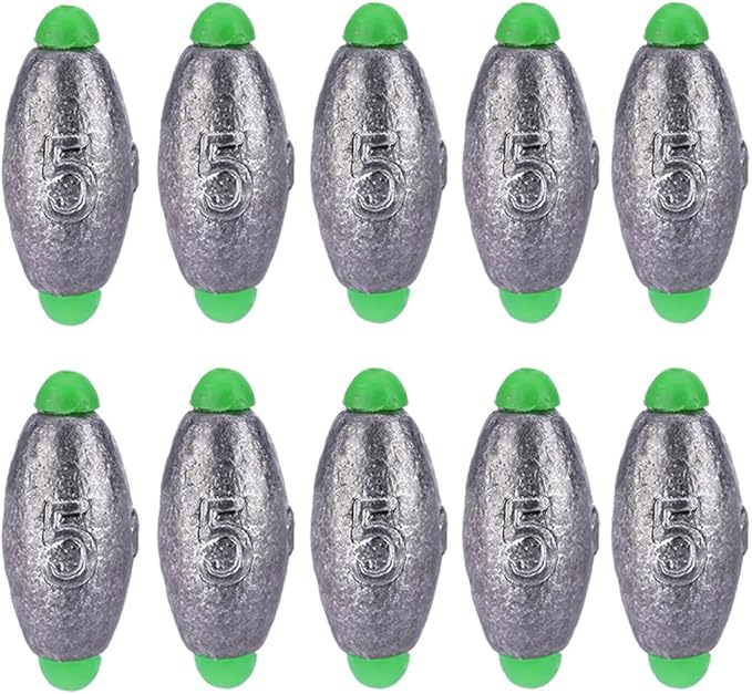Piombi da pesca, piombo da pesca rimovibile, pesi, strumenti per la pesca, 10 pezzi: Amazon.it ...